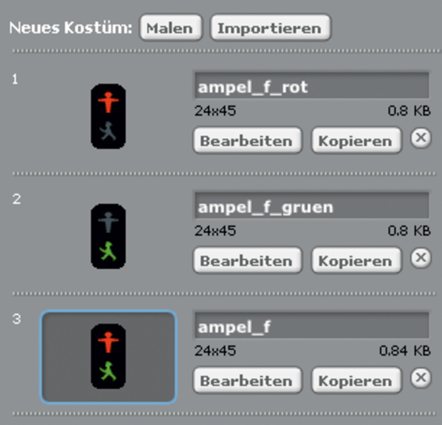 Programm: Automatischen Fußgängerampel