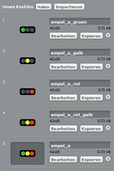 Programm: Automatischen Fußgängerampel