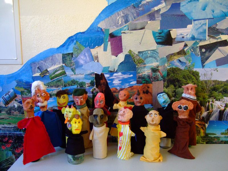 Galerie 15 - Handpuppen Klasse 5 - 09/10